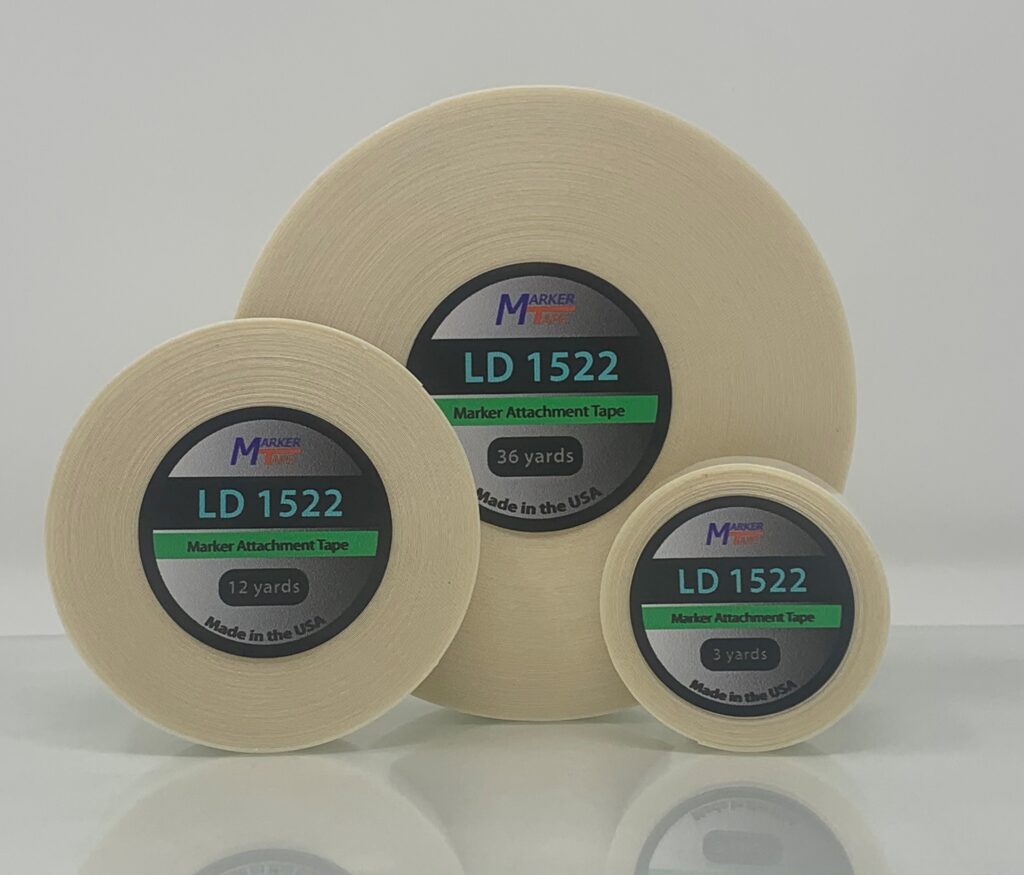 LD 1522 Double-sided Adhesive Tape Rolls - Marker-Tape.com
